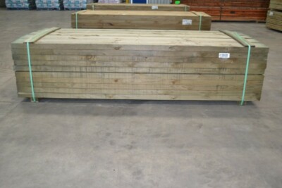 Treated Pine Sleepers 200x50mm x 3.0mt - Retaining Wall Garden Boxing ...