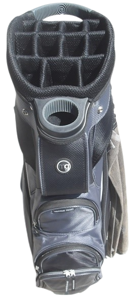 MASTER GRIP GOLF BAG - 14 WAY DIVIDER - 5 POCKETS - COOL POCKET - RAIN ...