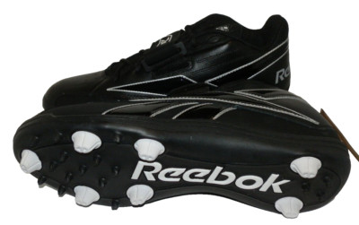 New Mens size 13 Reebok NFL Thorpe Mid MR7 S Football Cleats Black | eBay
