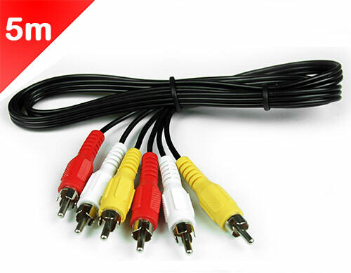 AV350 - RCA Cable 5 Metres VEBA - Red Yellow White... | eBay