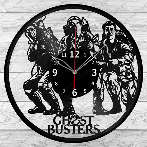 Vinyl Clock Ghostbusters Vinyl Record Clock Home Decor Handmade 1127 | eBay