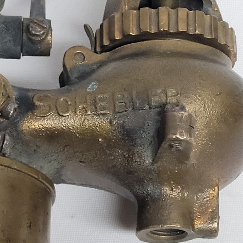 EARLY Vintage 1900's ERA SCHEBLER Model R Brass Carburetor Carb Rare C9 ...