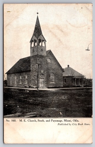 M.E. Church South Parsonage Miami Oklahoma OK 1910 Postcard | eBay