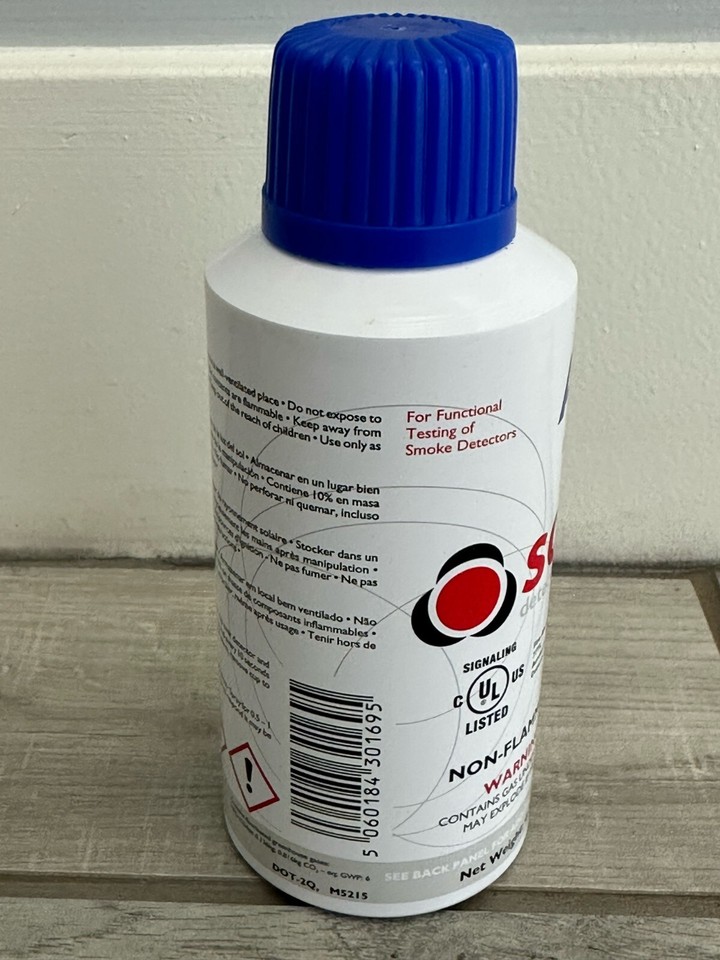 NEW SOLO A10 Non-Flammable Aerosol Smoke Detector Tester 4.8oz FREE ...