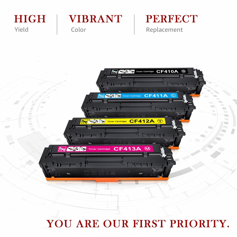 CF410A Toner Cartridge For HP 410A 477A LaserJet Pro M452dw M477fnw ...