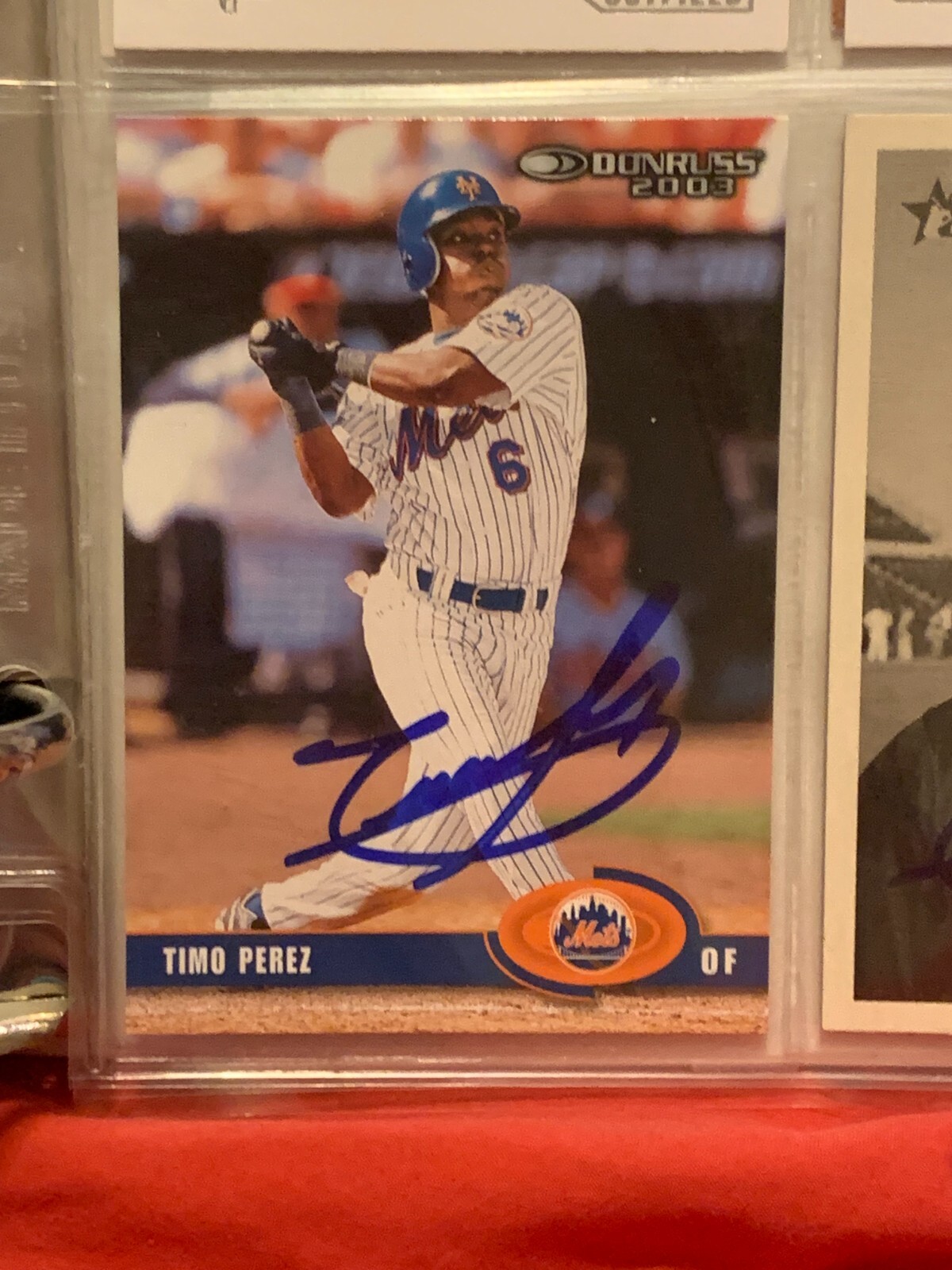 TIMO PEREZ AUTOGRAPHED SIGNED 2003 DONRUSS CARD NEW YORK METS COA | eBay