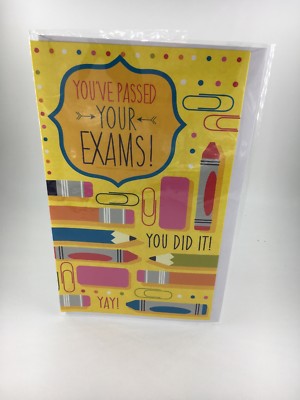Greeting Card Congratulations 'passed Exams' | eBay Australia