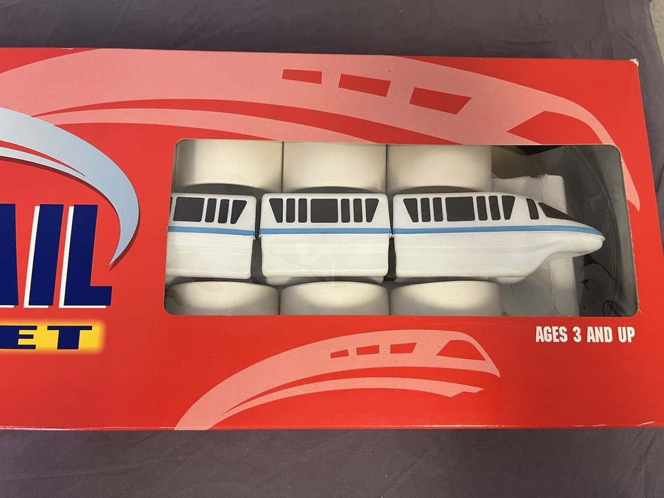 Disney Disneyland Monorail Train Set New In Original Box & Pking White ...