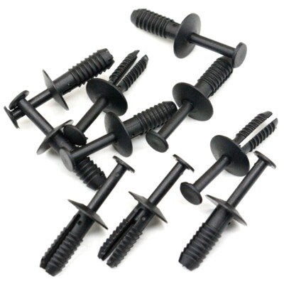 35Pcs Push Plastic Rivet Pin Clip For BMW 6mm Bumpers Interior Trim ...