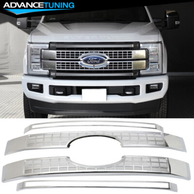 Fits 17-19 Ford F250 F350 F450 F550 Superduty Platinum Style Grille ...