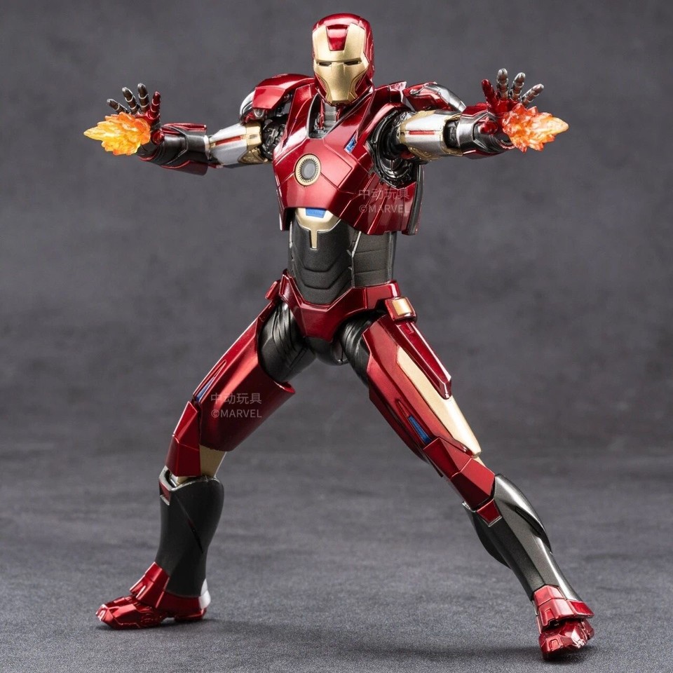 1:10 ZD Toy Marvel Iron Man Mark16 Action Figure Collection Toy Gift ...