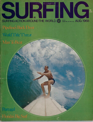 Surfing Magazine"Surfing Action"- Vol 1, Issue 3-August 1968-Free ship ...