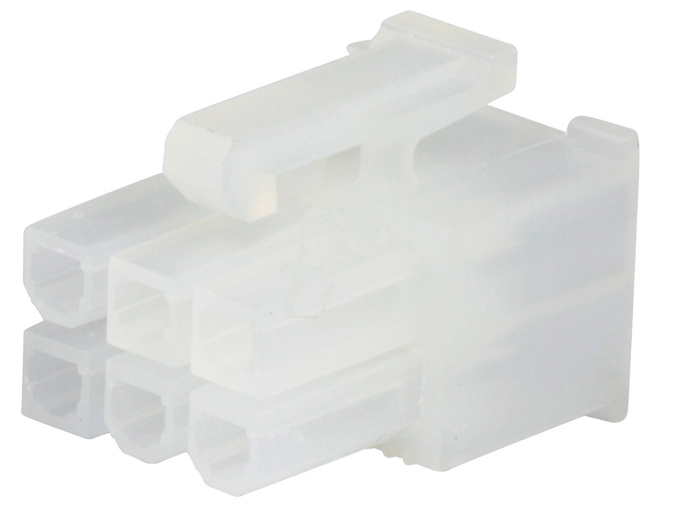 Molex 6 Circuit Wire Connector - 5 Complete Conn. W/Pins Mini-Fit Jr ...