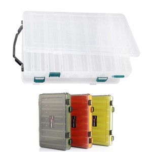 Double-Sided Fishing Box for Minnow Popper Crankbait Plastic Lure ...