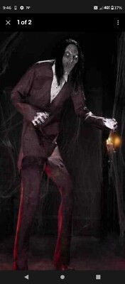 8 Ft. ANIMATED BOOGEYMAN Halloween Animatronic Holiday Prop, NIB | eBay