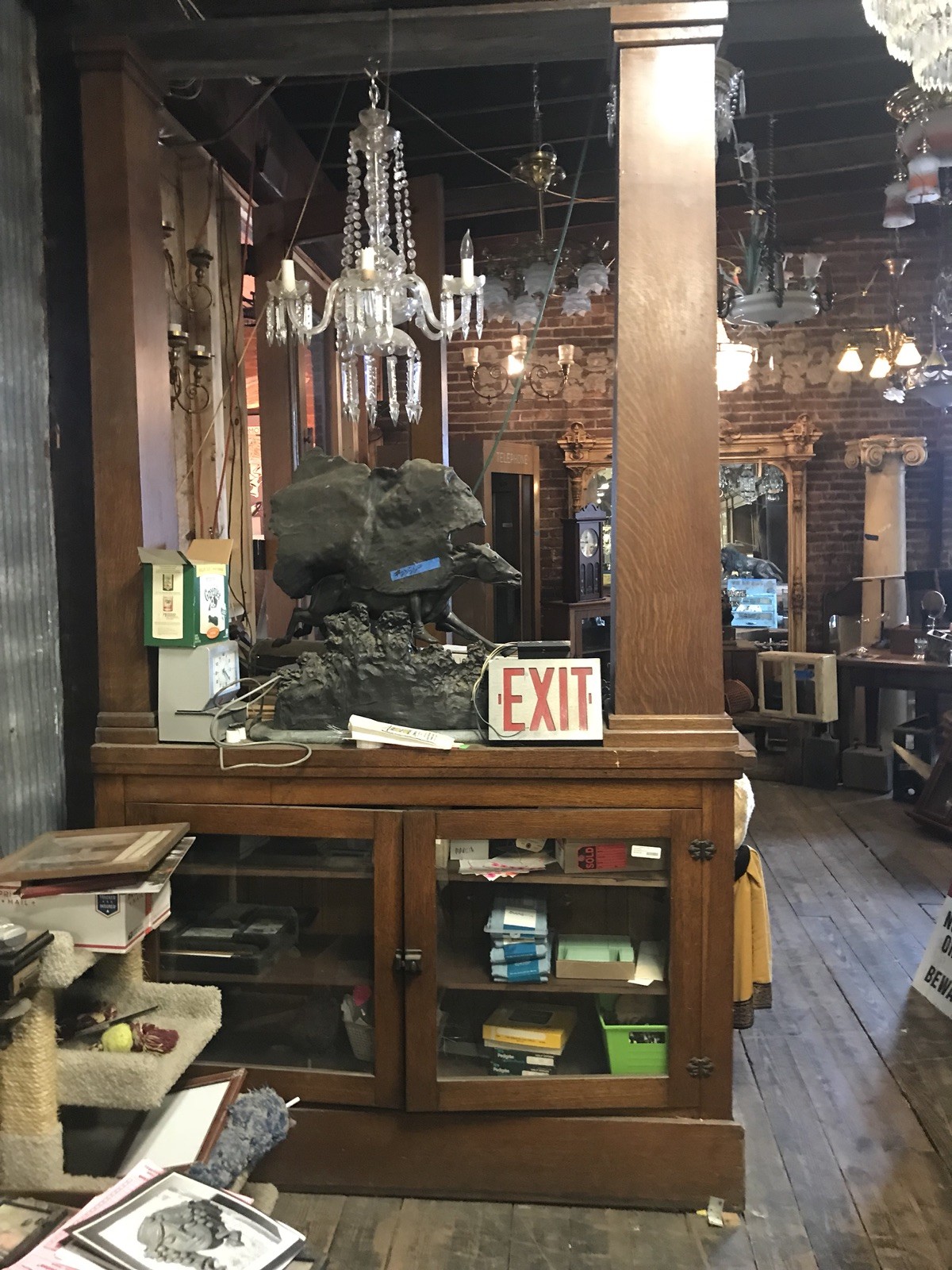 Large Oak Colonnade. Antique Room Divider Arts And Craft Colonnade. | eBay