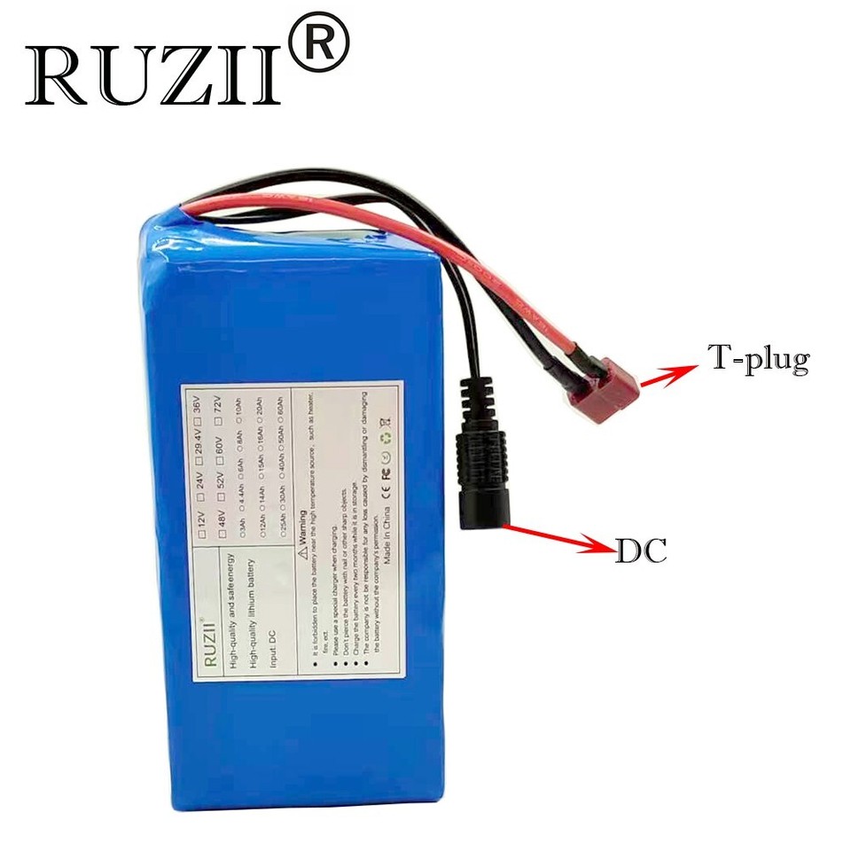 24V 10ah Rechargeable Battery Pack For Bicycles Wheelchairs Motorcycles ...