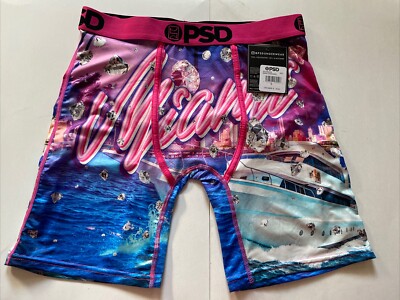 PSD MEN'S BOXER BRIEF / FIT MID / Miami Diamonds / MEN'S SIZE Small | eBay