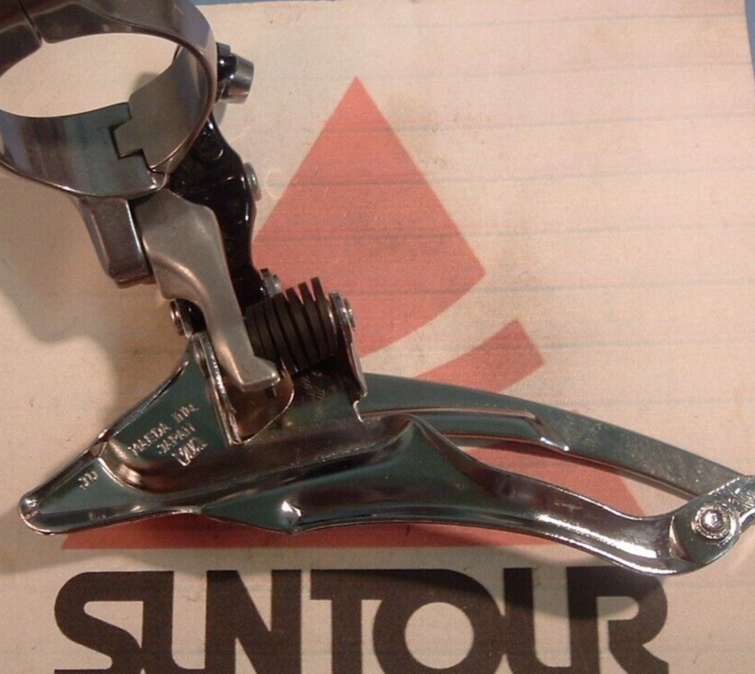 SunTour XC-Pro MD 34.9MM MTB Front Derailleur-NEW Vintage- BP/BS- 3x6/7 ...