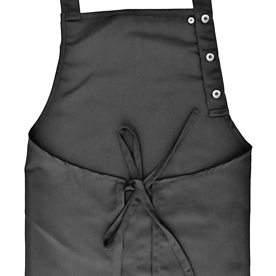 Women Men Waterproof Kitchen Bib Aprons Dress Chef BBQ Cooking Baking ...