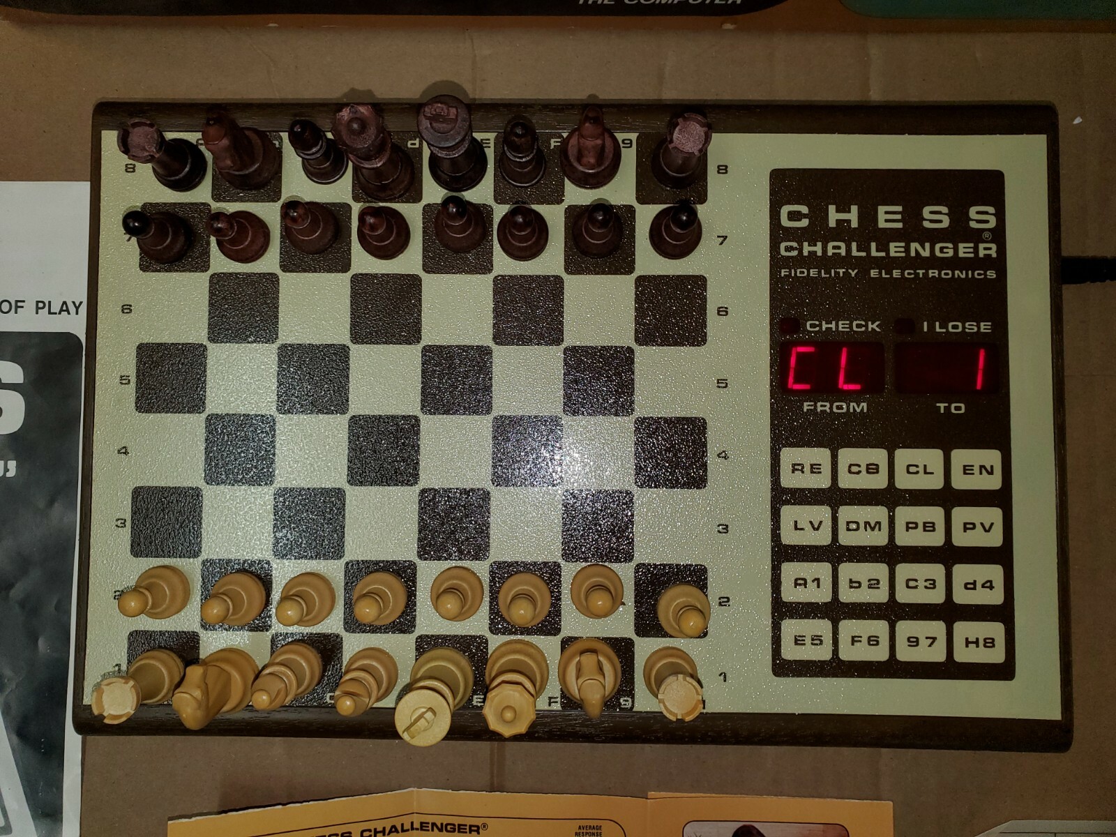 Fidelity Chess Challenger Computer - CC7 iii chess computer | eBay