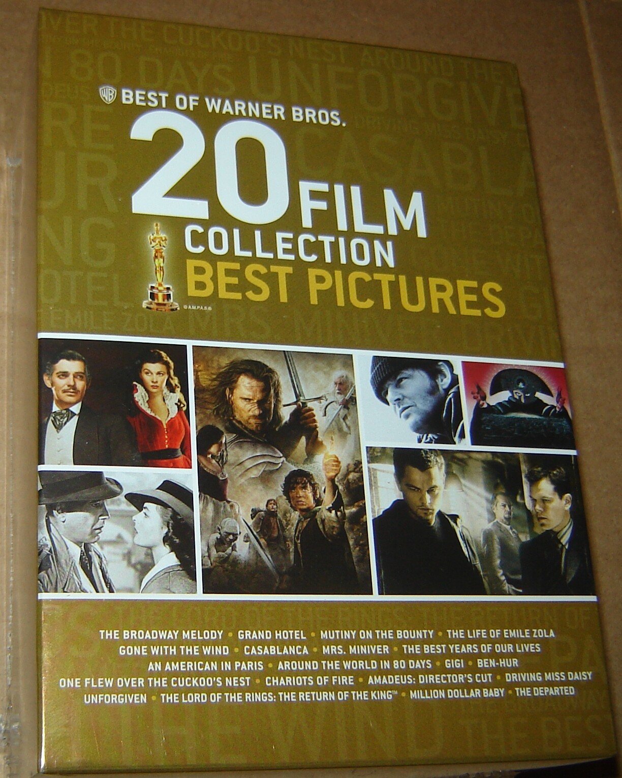 Best of Warner Bros:20 Film Collection-Best Pictures (DVD, 2013,23-Disc ...