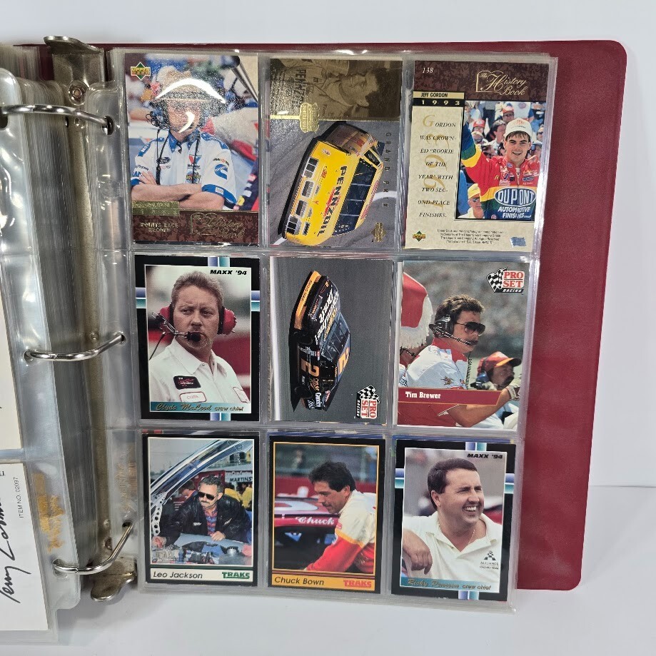 Vintage NASCAR Collectors Card Album FULL approximatley 288 Cards Many ...
