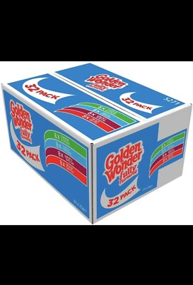 Golden Wonder Crisps Fully Flavoured Mixed Variety Box 25g Bags 32 Pack ...