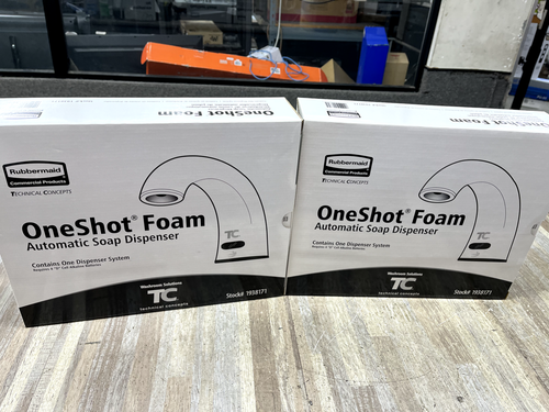 LOT OF 2 NEWRubbermaid OneShot Foam Touch-Free Soap Dispenser TC ...