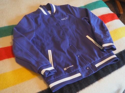 Microsoft MACH Program Varsity Jacket Womens Small S Designed by Team ...