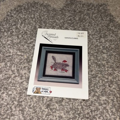 Twisted Threads Santa Claws Counted Cross Stitch Pattern Booklet | eBay