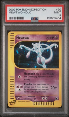 2002 POKEMON EXPEDITION #20 MEWTWO-HOLO PSA 9 | eBay