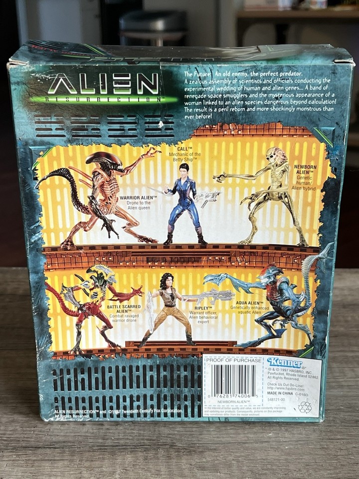 Vintage 1997 Alien Resurrection Movie Edition - RIPLEY & NEWBORN ALIEN ...