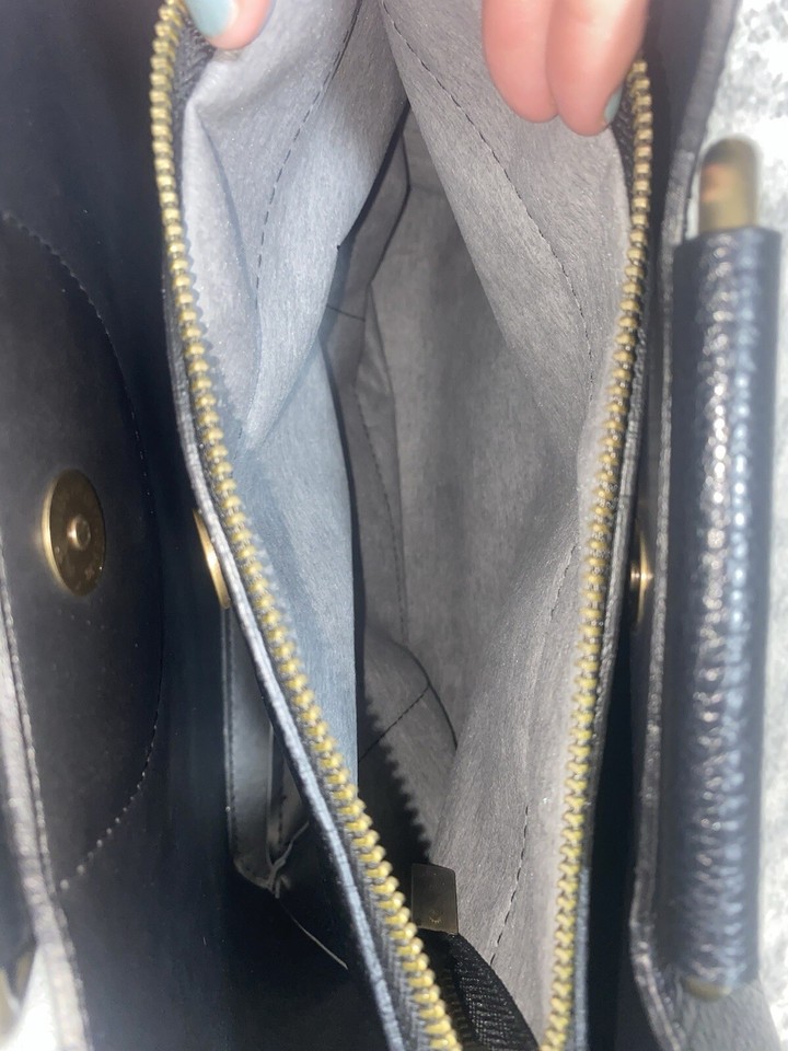 Isadora Black Genuine Leather Purse Handmade In Italy - Missing ...