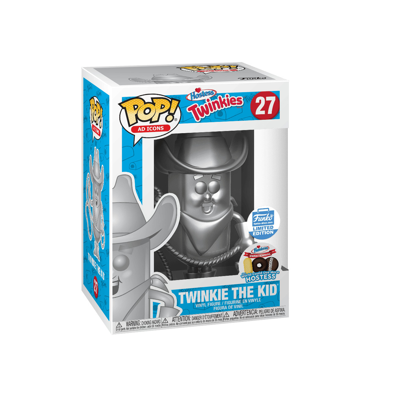 Funko Pop! Vinyl: Ad Icons - Twinkie the Kid (Platinum) - Funko ...