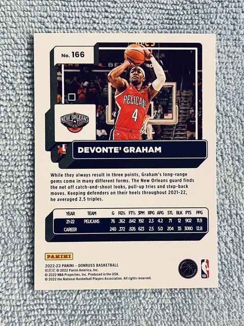 2022-23 Panini Donruss - #166 Devonte' Graham for sale online | eBay