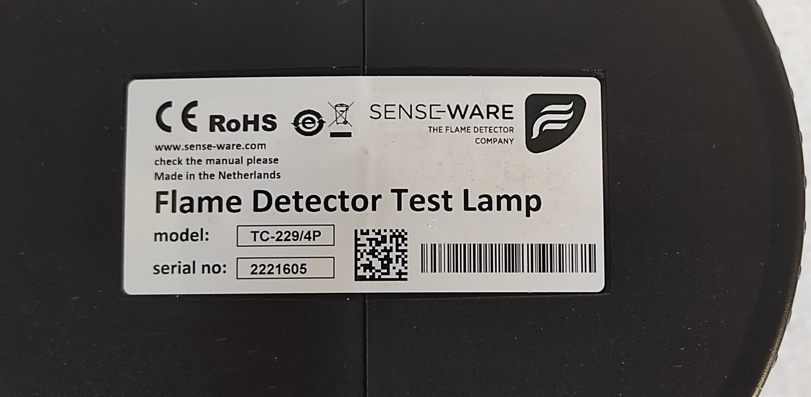 Sensware tc-229/4p / TC229/4P Flame Detector Test Lamp | eBay