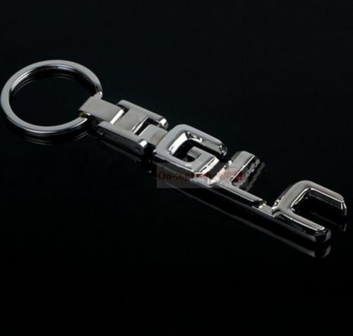 Chrome Metal Keychain Keyring Key Chain Ring Fit GLC Series GLC250 ...
