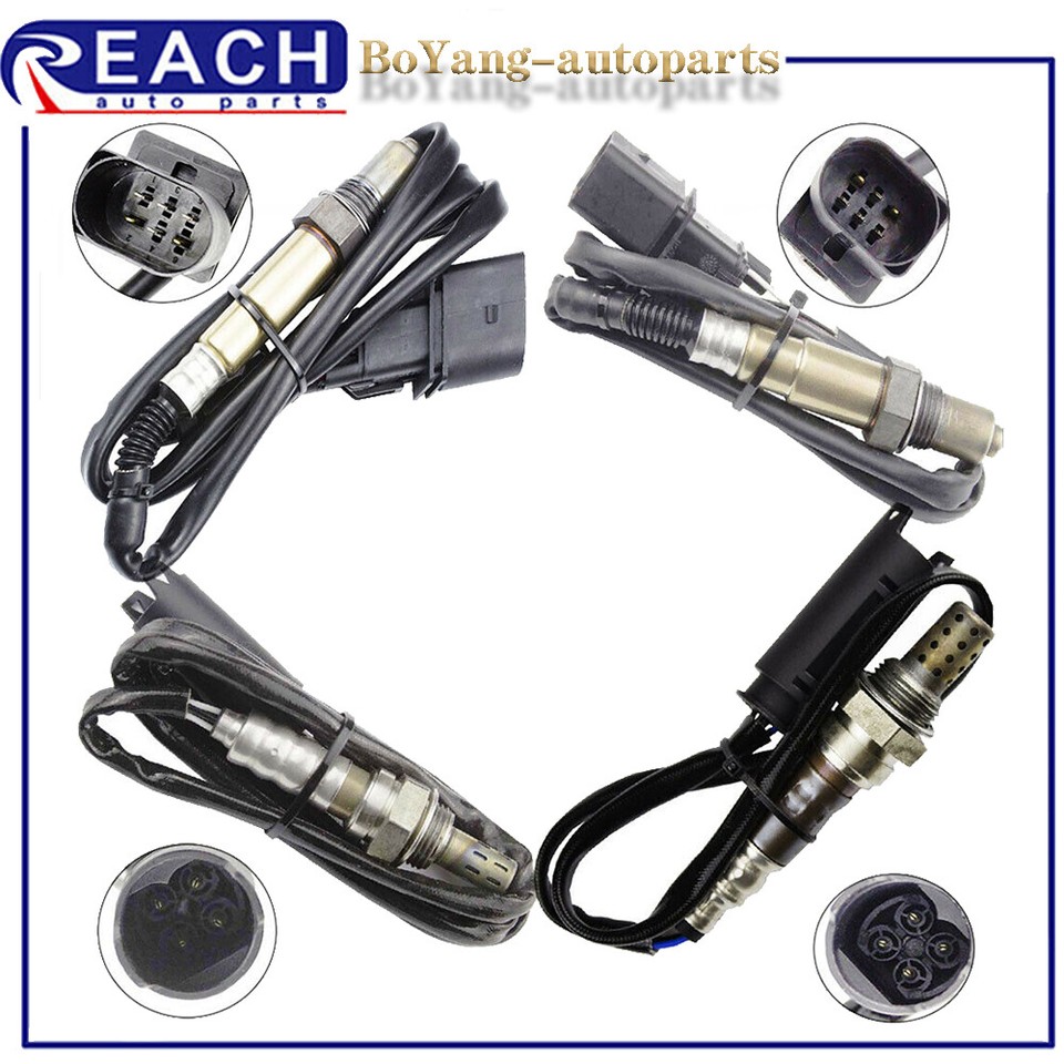 4pcs Oxygen O2 Sensor for 2004 2005 2006 BMW X5 4.4L 4.8L Upstream ...