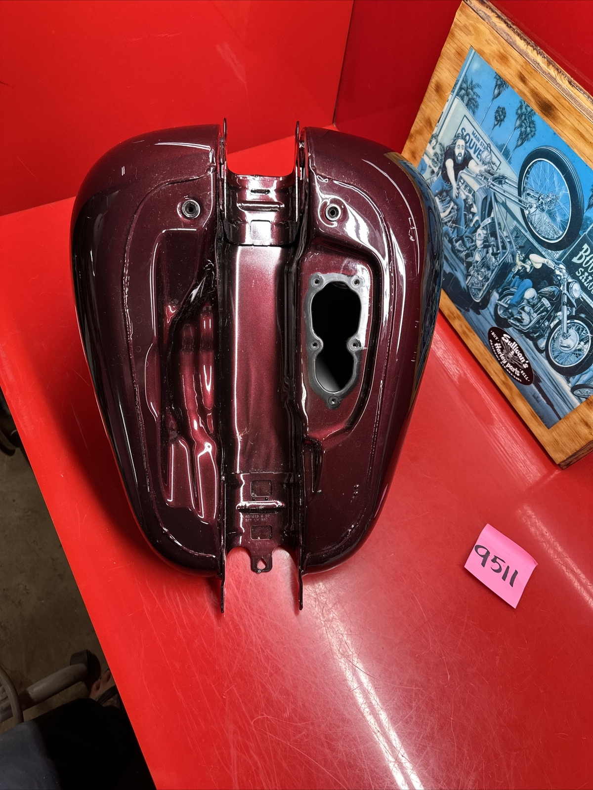 Harley M8 Fxlrs Gas Tank Lowrider S St Small Dent Fuel Stock Fxlr Red ...