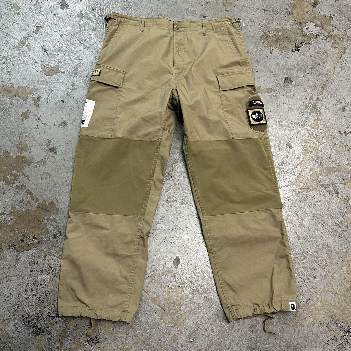 A Bathing Ape Bape x Alpha Industries Army Military Cargo A Bathing Ape Bape x Alpha Industries Army Military Cargo