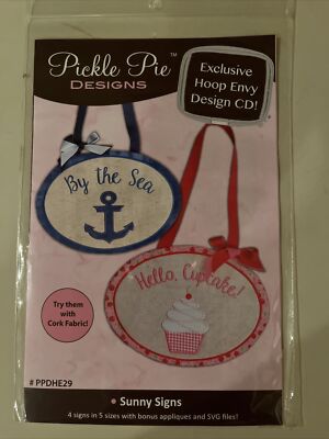 Brand New Pickle Pie Hoop Envy CD 4 Sunny Signs 5 Sizes & Bonuses | eBay