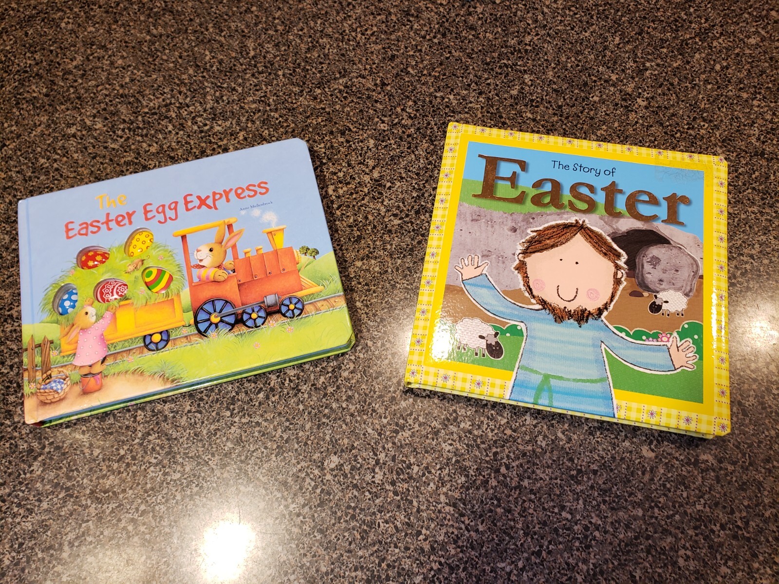 2 Easter Board Books "The Easter Egg Express" and The Story of Easter | eBay