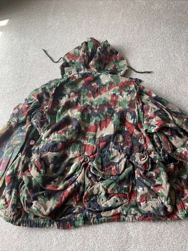 Swiss Army Field Jacket M70 Alpenflage Parka W. Backpack Size 48 1964 ...