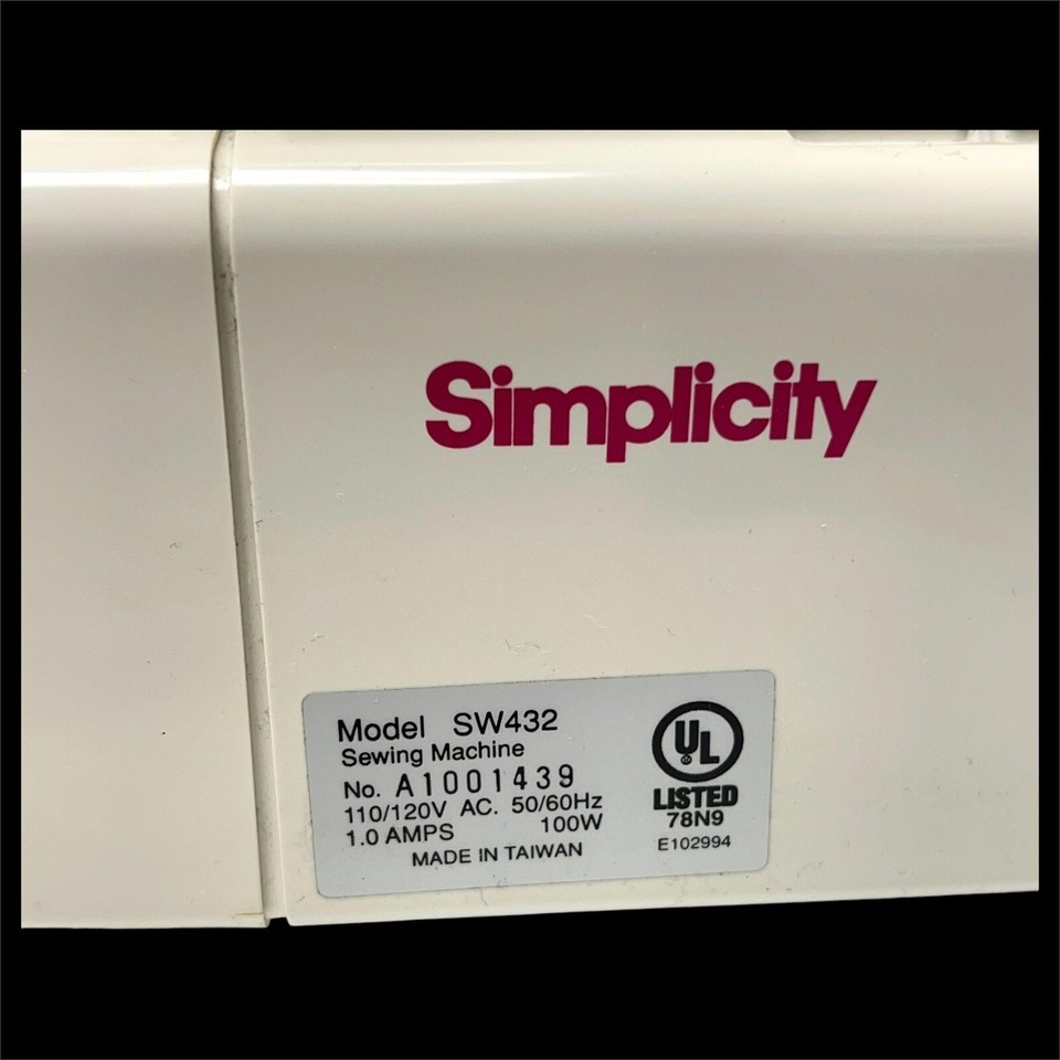 Simplicity Serge Pro Serger SW432 Sewing Machine Differential Feed W ...