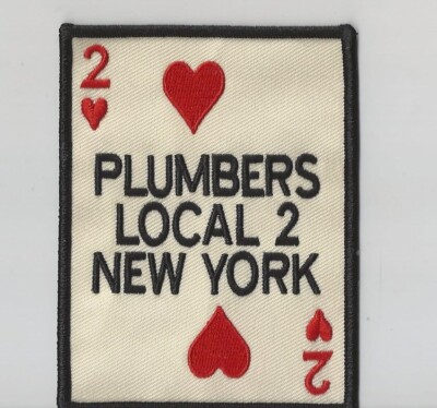 UA PIPEFITTERS STEAMFITTERS Local 2 PLUMBERS UNION NEW YORK PATCH | eBay