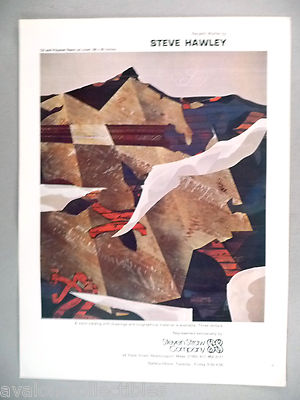 Steve Hawley Art Gallery Exhibit PRINT AD - 1976 | eBay