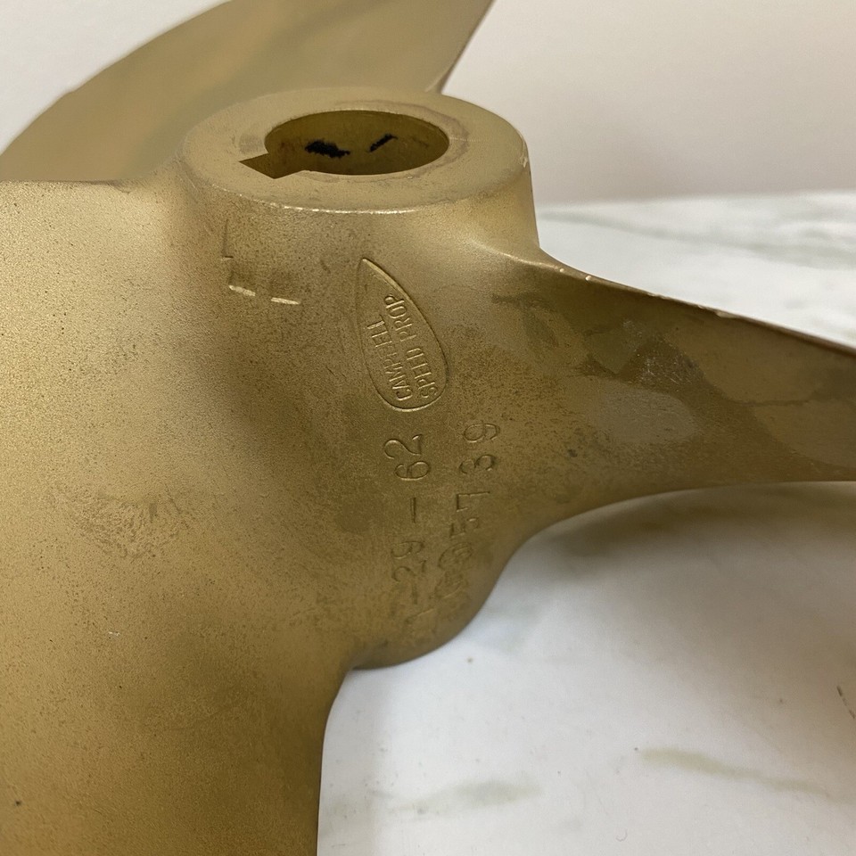 Campbell sailor bronze boat propeller 3 blade 1.25” shaft 15" diameter ...