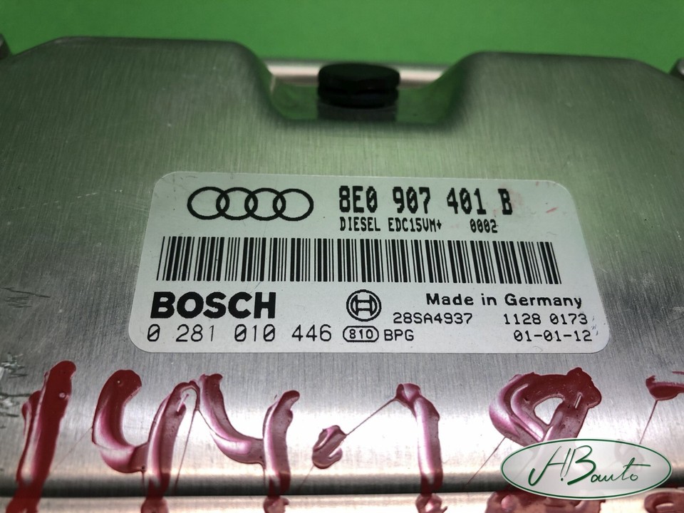 Engine control unit Audi A4 B6 8E0907401B 8E0 907 401 B 0281010446 | eBay