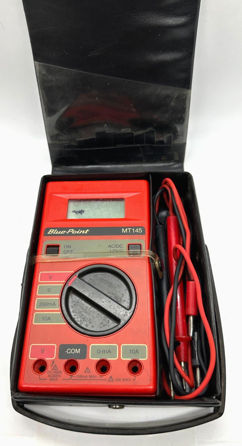 VTG Blue Point Tools Digital Tester Electrical Unit Multimeter Case ...